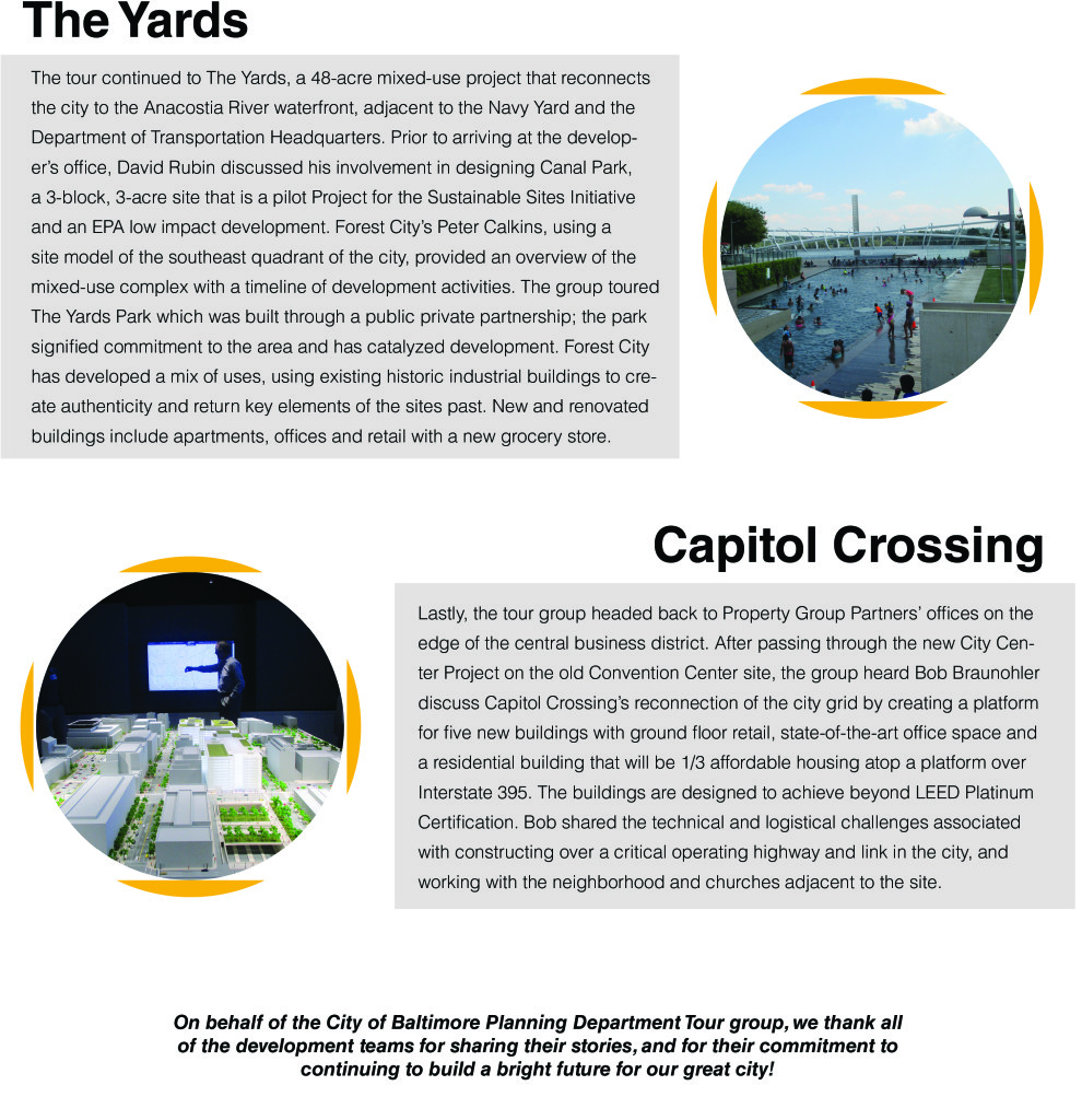Baltimore Planning Department Tour of DC | Urban Design + Architecture ...